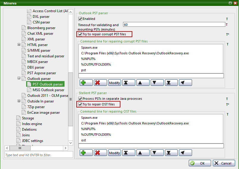 Automatic Mail Archive Repair