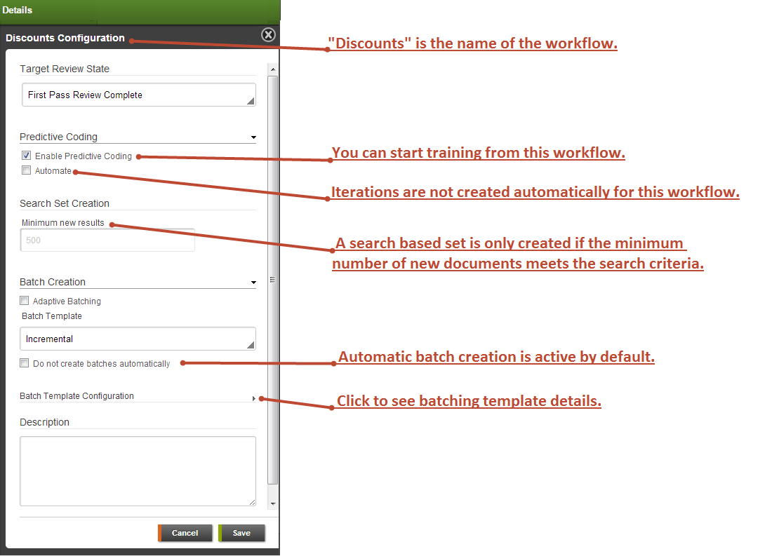 Review Workflow Configuration
